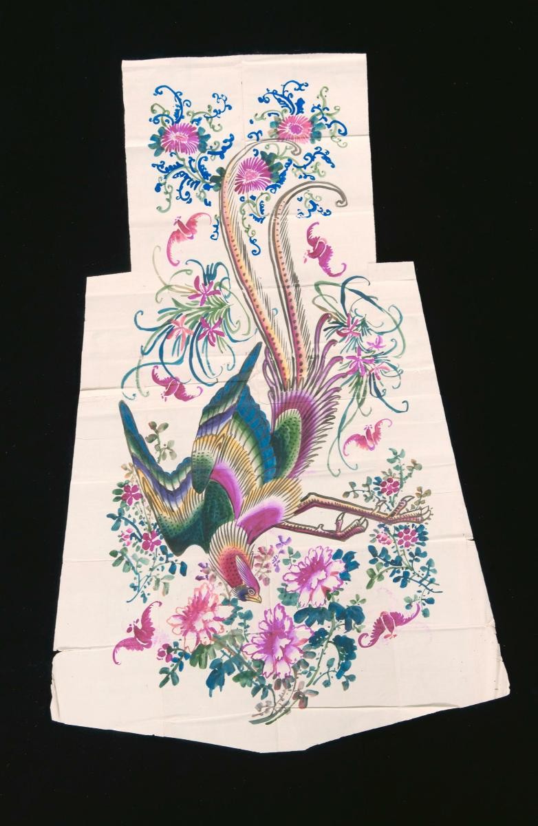 Part of a paper robe