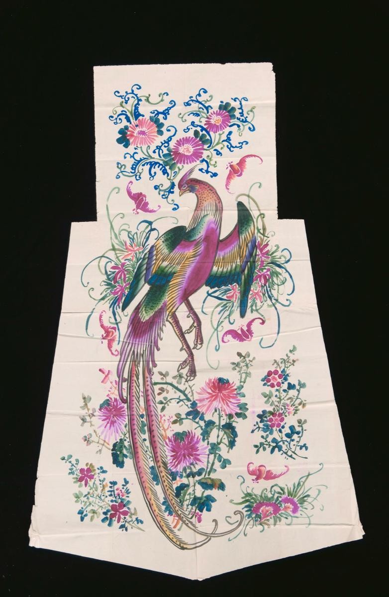 Part of a paper robe