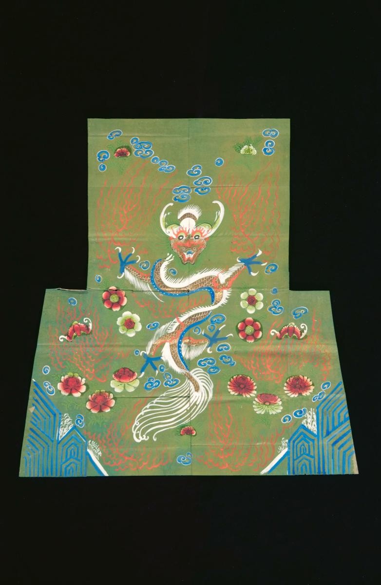 Part of a paper robe