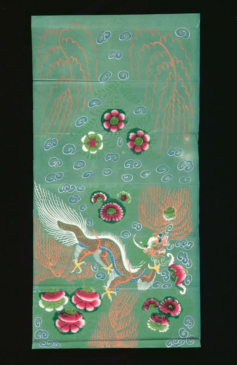Part of a paper robe