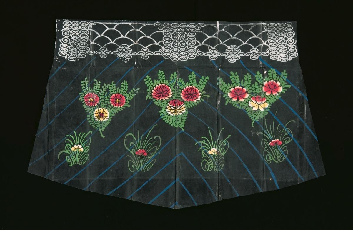 Part of a paper robe