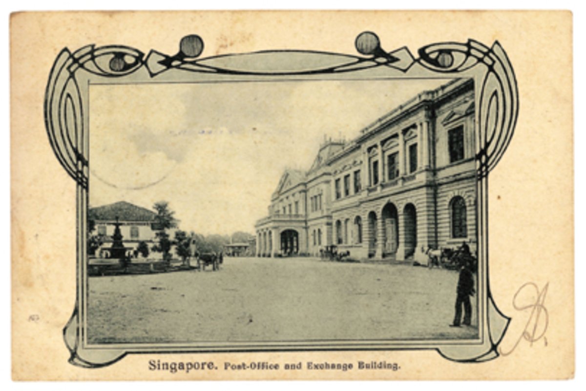 1903 Post Office Exchange Building Postcard